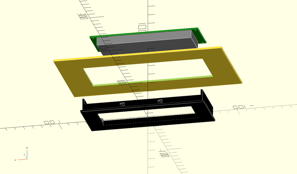 Universal Mounting Mask for LCD Modules by Pedja | Download free STL ...