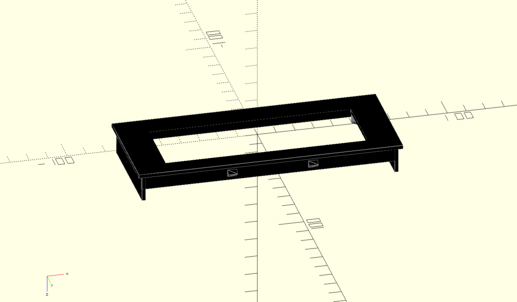 Universal Mounting Mask for LCD Modules by Pedja | Download free STL ...