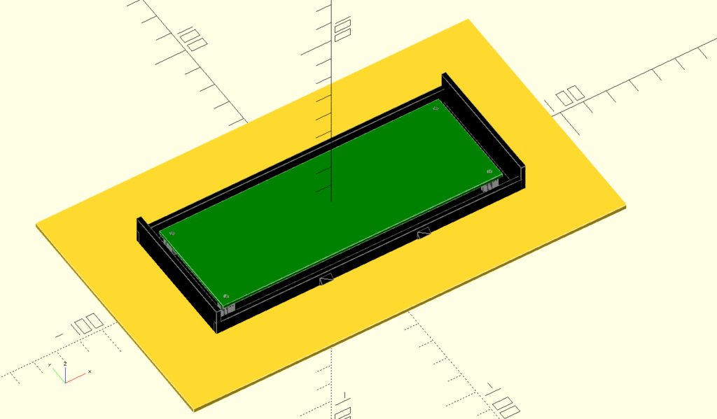 Universal Mounting Mask for LCD Modules by Pedja | Download free STL ...