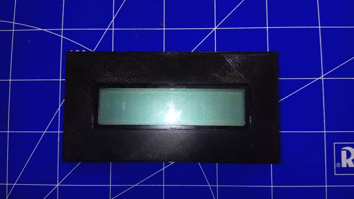 Universal Mounting Mask for LCD Modules by Pedja | Download free STL ...