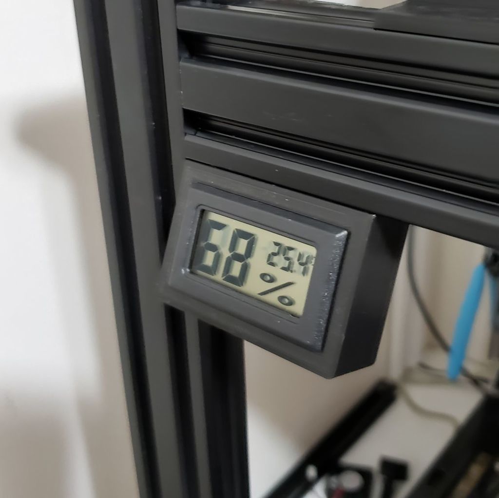 Hygrometer 2020-2040 Top or Bottom Mount by Yodog | Download free STL ...