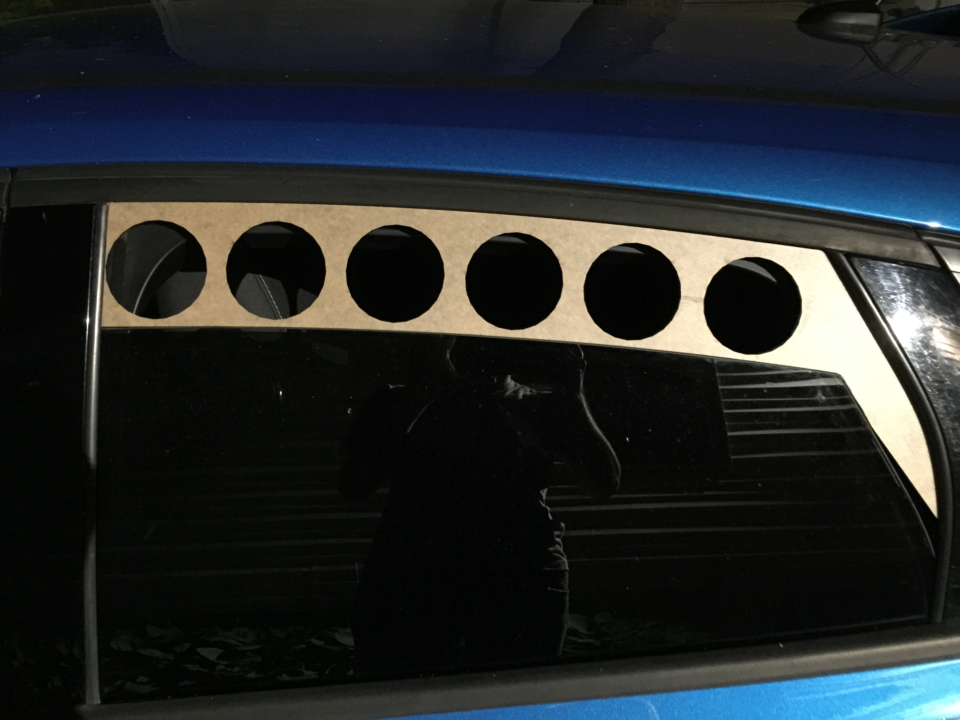 Rally Style Window Vents Blanks (without holes) for Ford Focus 2012 ...
