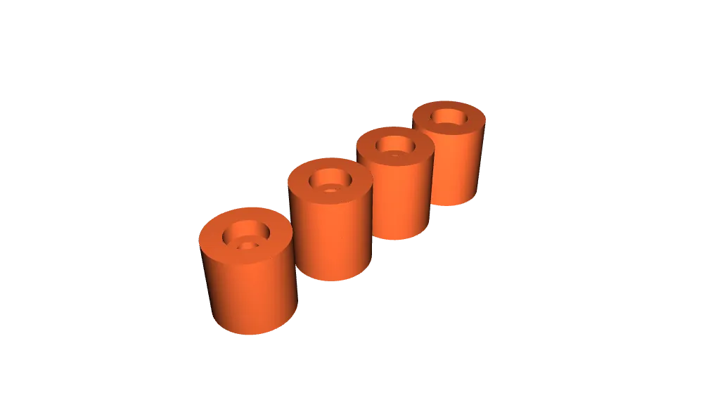 Ender 3 Solid Spacers by C3MIDIPrints | Download free STL model ...