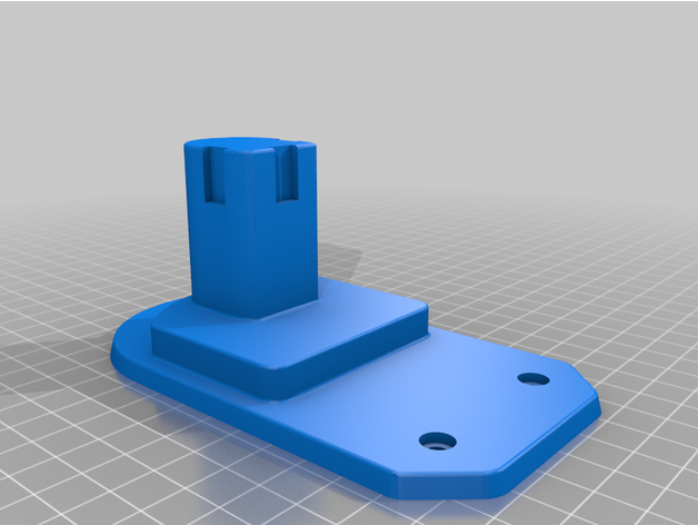 Ryobi Power Tool Holder (Wall Mount) by Solid3D | Download free STL ...