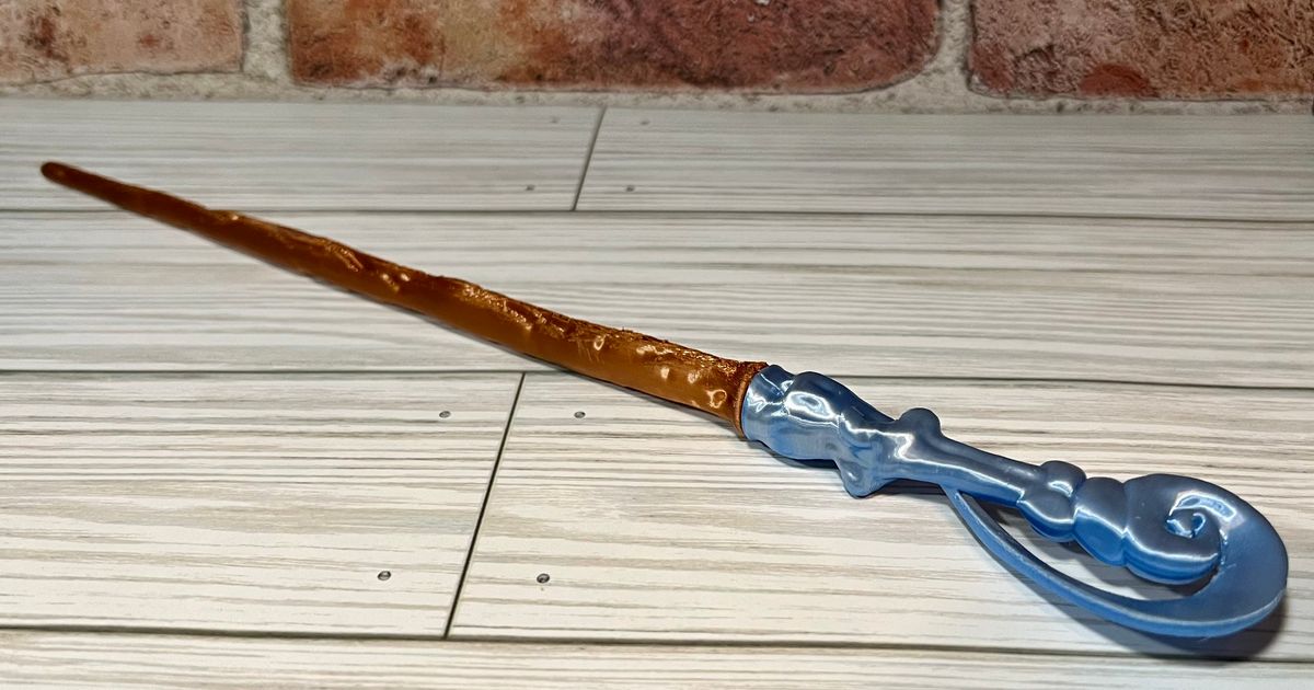 Fleur Wand Dual Color by Teslaactions | Download free STL model ...