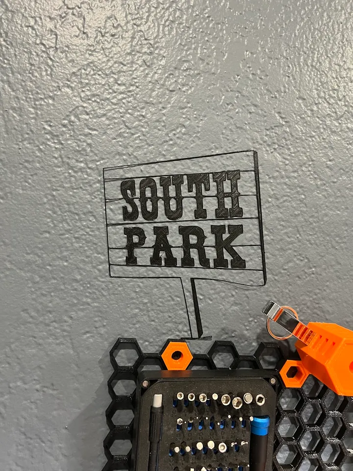 South Park Sign by Fiala06 | Download free STL model | Printables.com