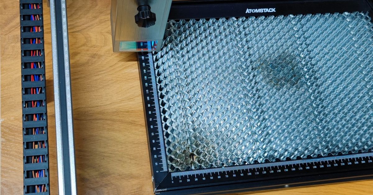 Atomstack Laser X20 A20 S20 Pro cable chain mount with screws and ...