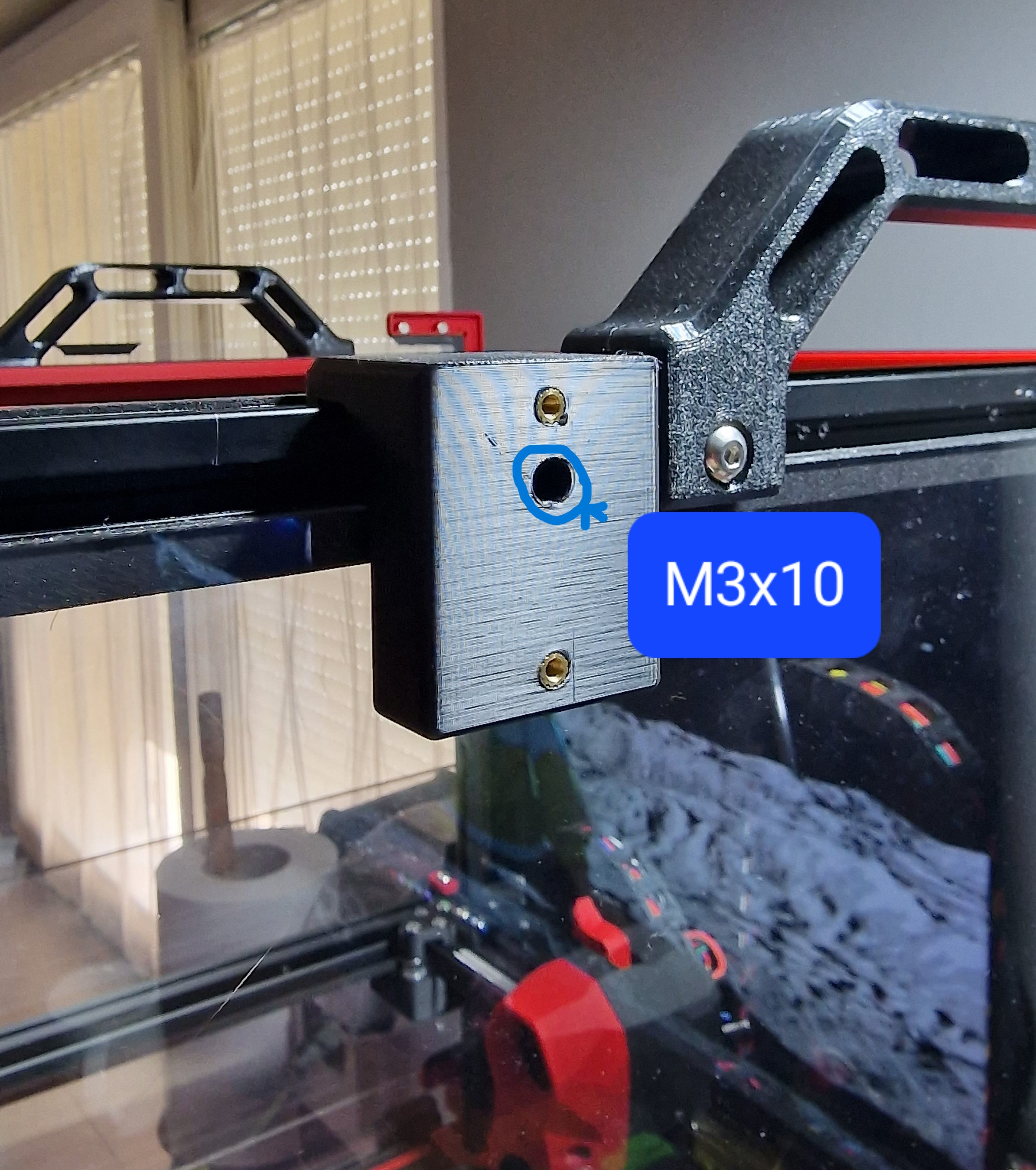 Horizontal spool holder 80mm Extrusion 2020 by floriandac | Download ...