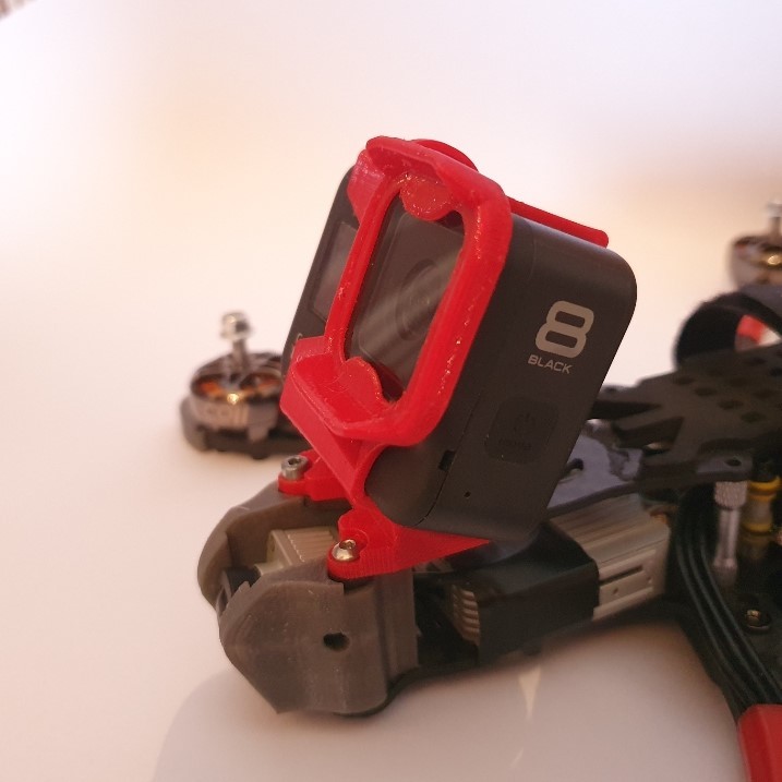 Flywoo Mr.Croc 7'' Gopro Hero 8 FPV Mount by beeRacer | Download free ...