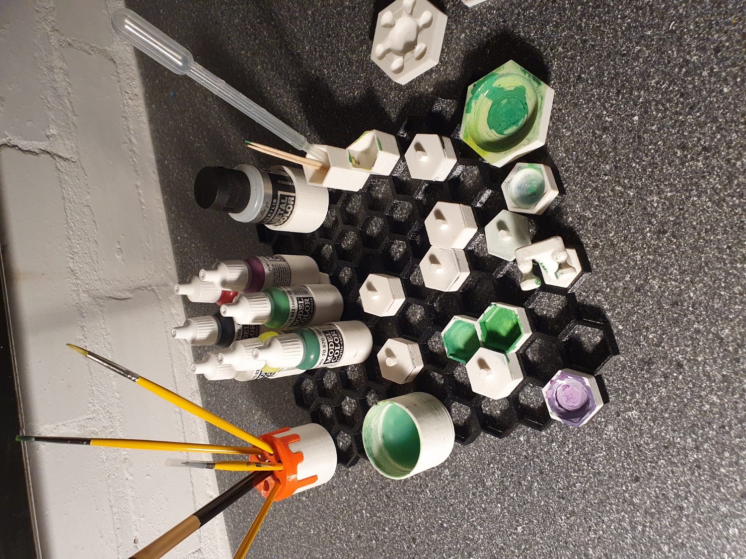 Modular palette and paint system von Antoine | Kostenloses STL-Modell ...