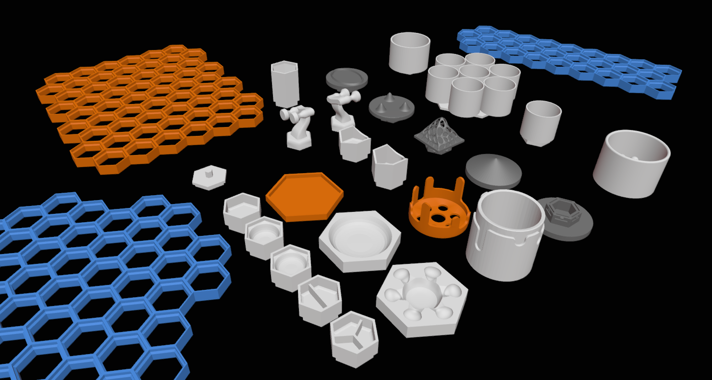 Modular palette and paint system von Antoine | Kostenloses STL-Modell ...