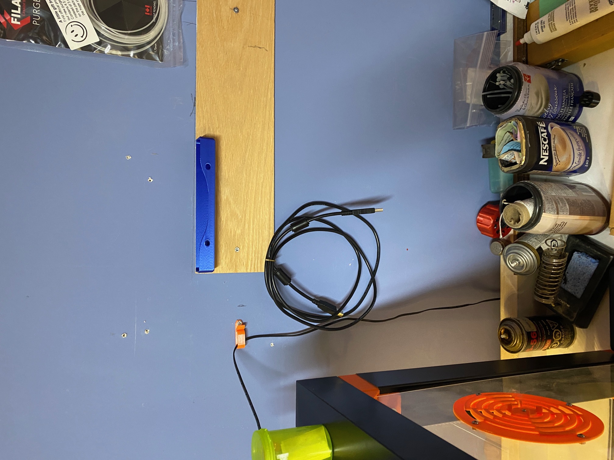 Narrow wall mount tray by Asus1357 | Download free STL model ...