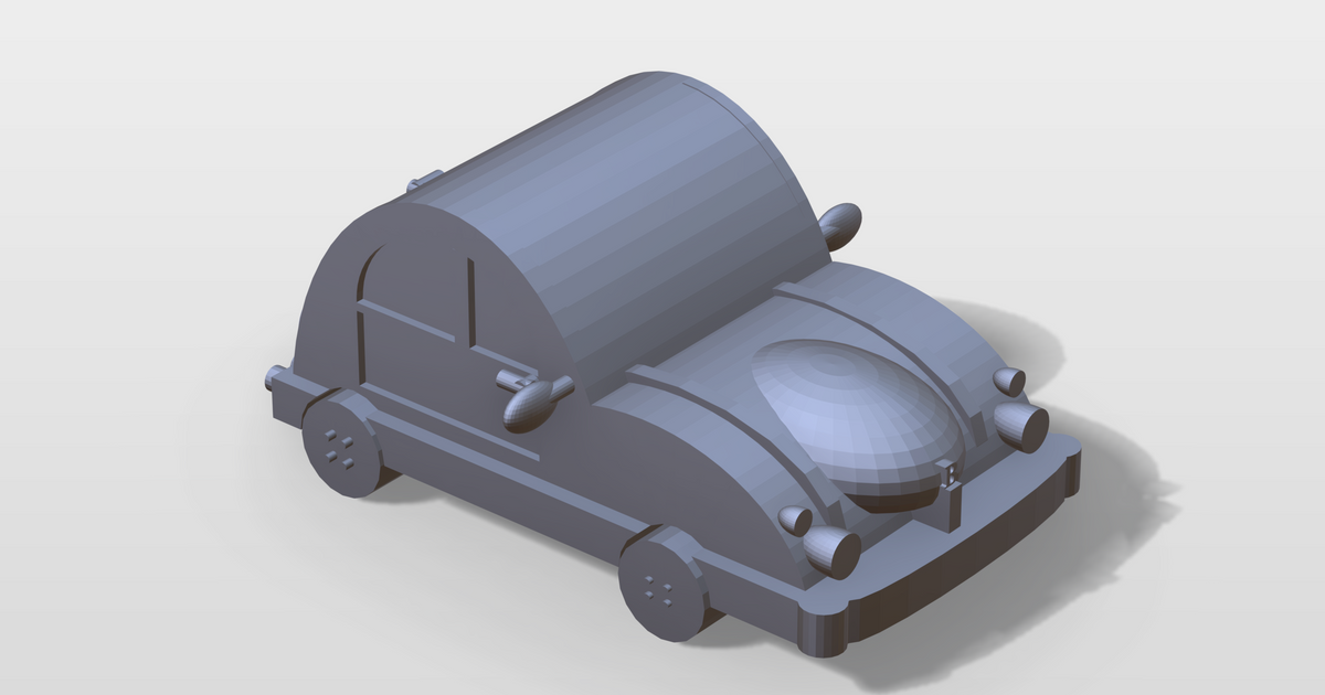 Beetle Car by uc | Download free STL model | Printables.com