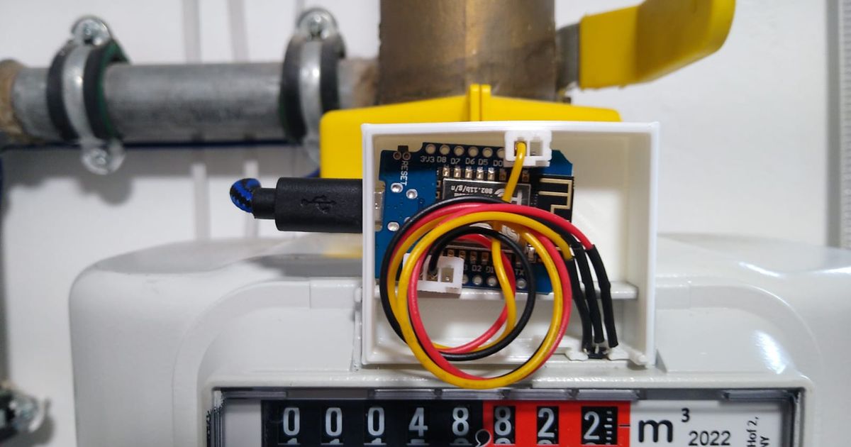 G4 RF1 Gaszähler Gas Meter Readout Adapter with Electronics Space by ...