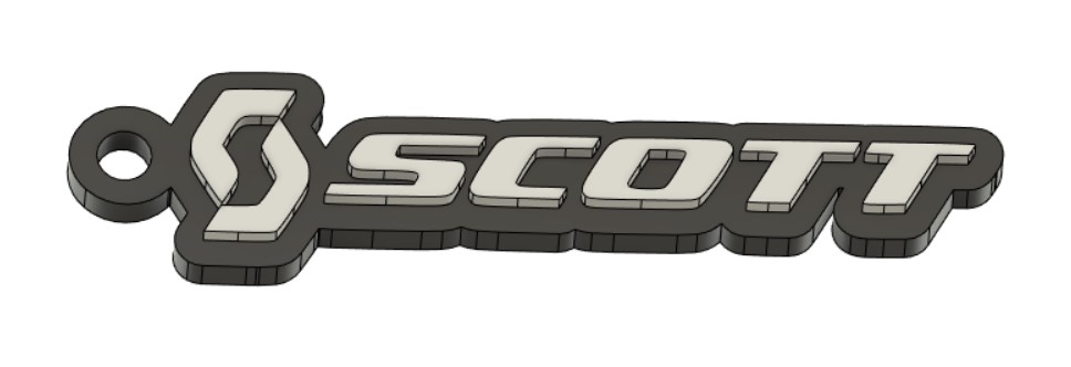 SCOTT KEYCHAIN by pauserranoo1 | Download free STL model | Printables.com