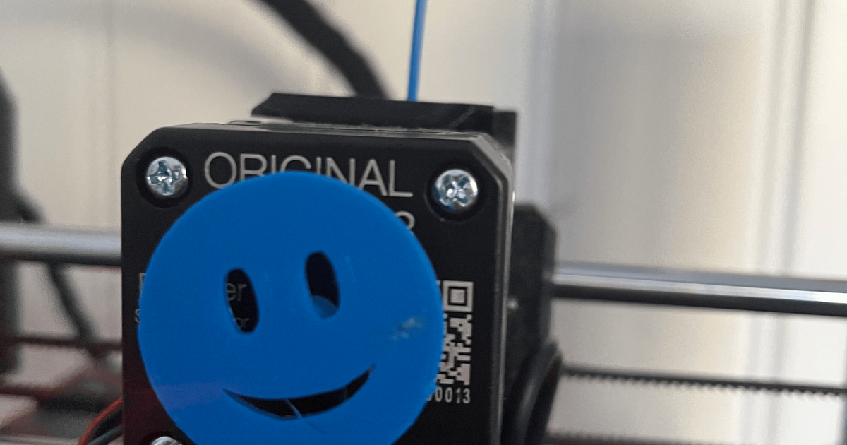 Smiley extruder visualizer by Kronkie131 | Download free STL model ...