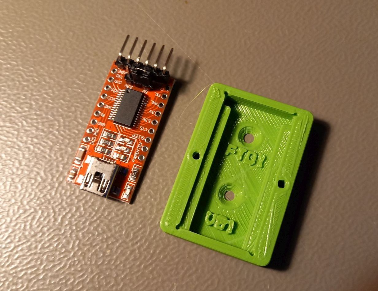 Halteplatte für FTDI Adapter by FrankWL | Download free STL model ...