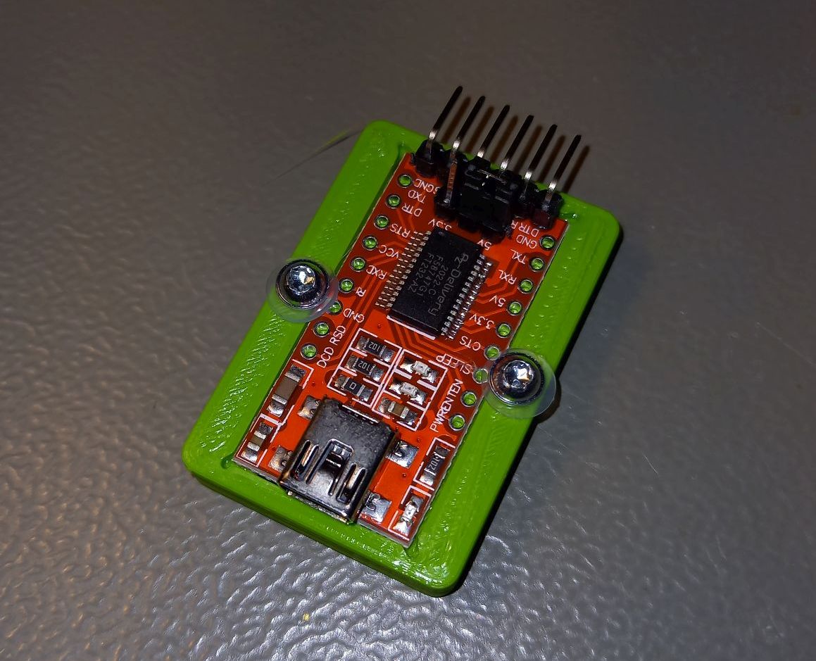 Halteplatte für FTDI Adapter by FrankWL | Download free STL model ...