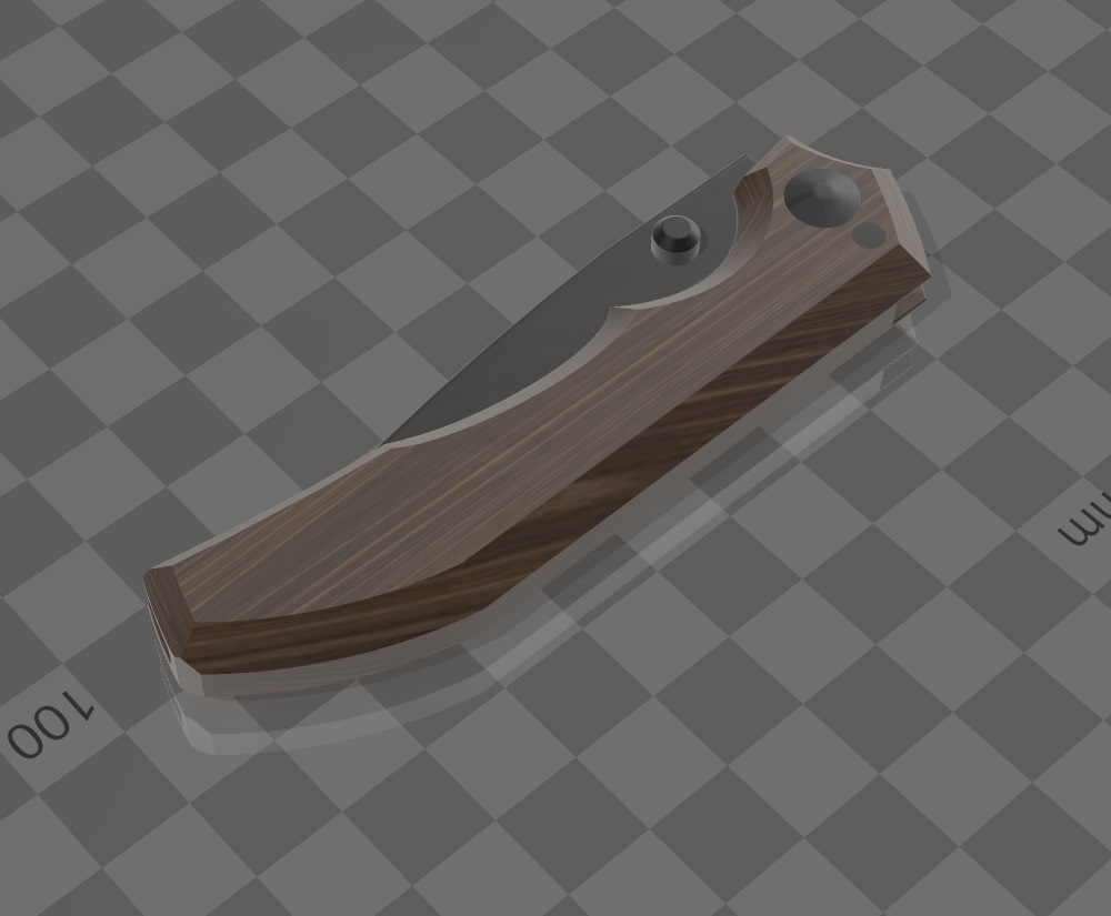 Folding Comb Knife by Wolvie | Download free STL model | Printables.com