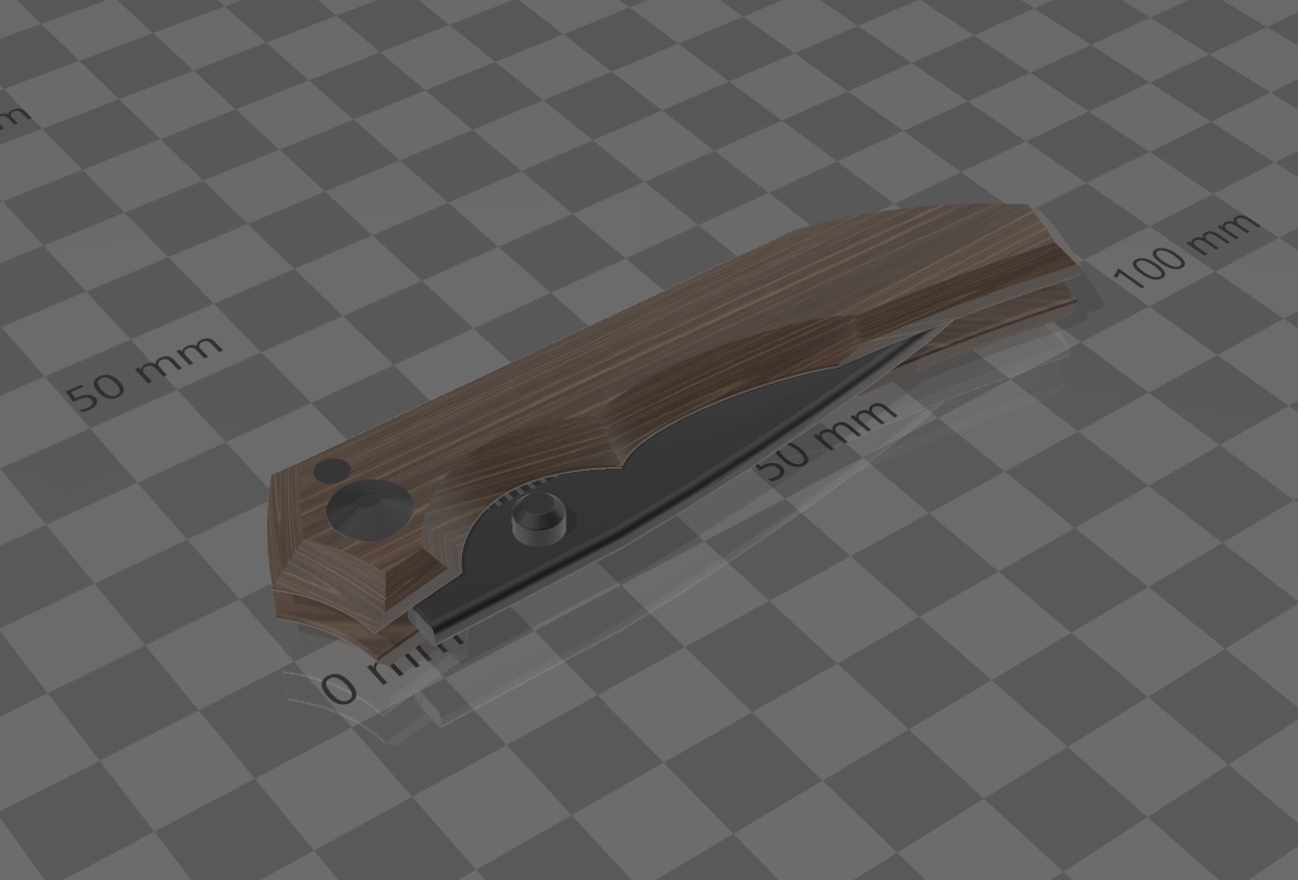 Folding Comb Knife by Wolvie | Download free STL model | Printables.com