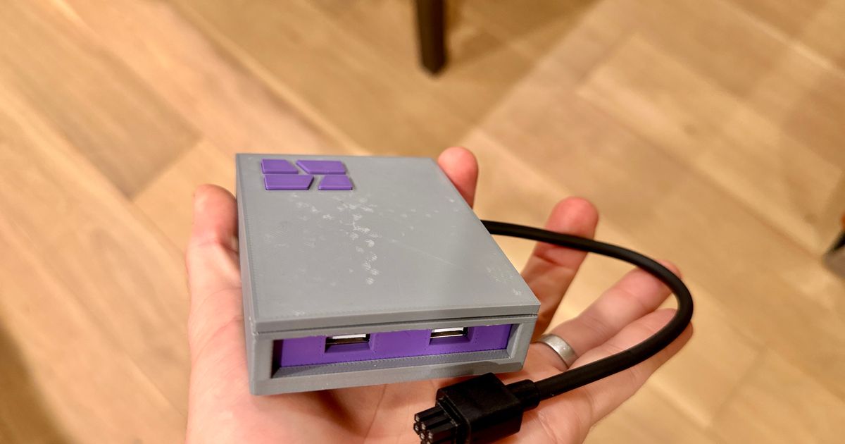 Bambu X1C / P1P 24V AMS to 5V USB Power Box by maxelman | Download free ...