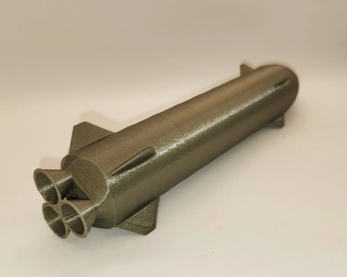 ICBM - No Infill No Support Ballistic Missile by Triple G Workshop ...