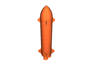 ICBM - No Infill No Support Ballistic Missile by Triple G Workshop ...