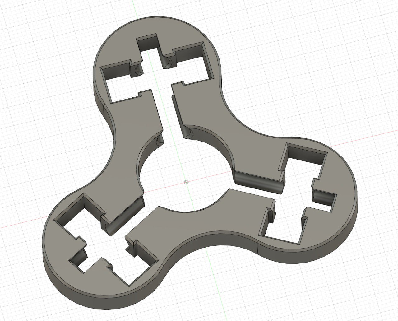 Fidget Spinner with vertical 608 bearings by Troy | Download free STL ...