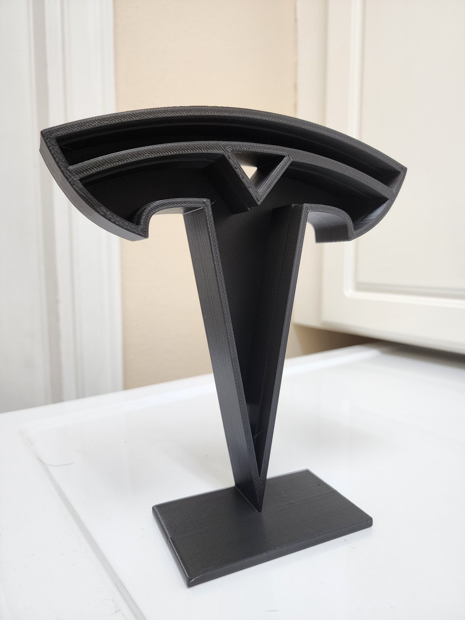 Tesla logo lamp by Weaponsmith | Download free STL model | Printables.com