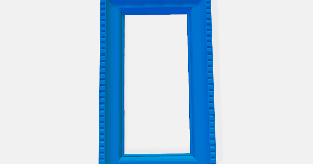 Classical Picture Frame 2 by cSandra | Download free STL model ...
