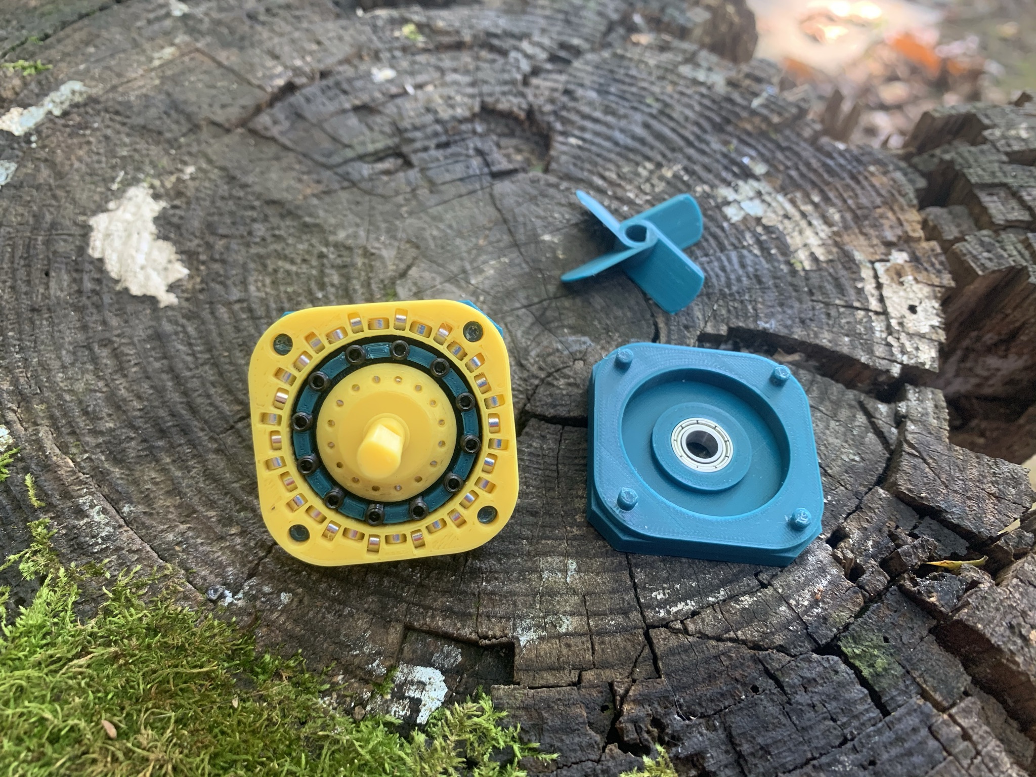 Mini 3D Printed Magnetic Gear by povsky | Download free STL model ...