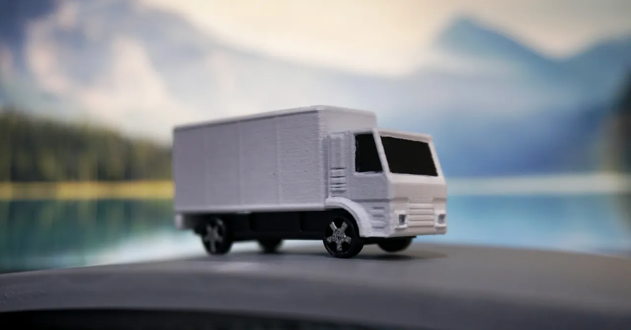 Truck Model scale 1:100 for FDM Printer by Panitarn Boontarig ...