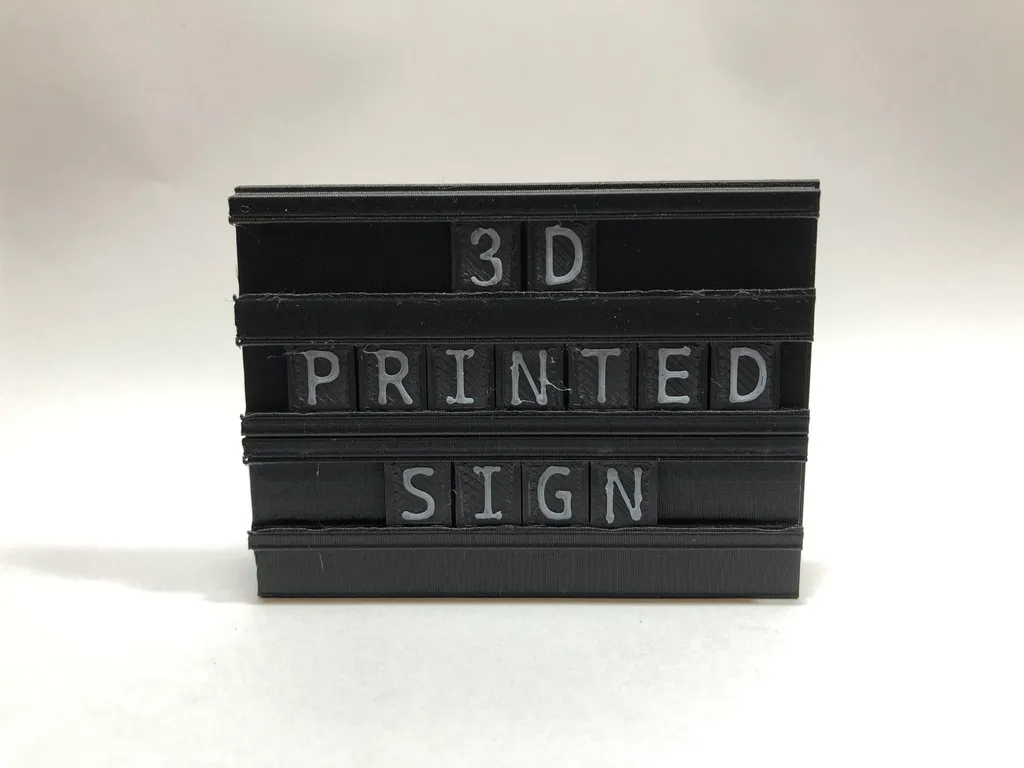 Changeable Sign! by it138 | Download free STL model | Printables.com