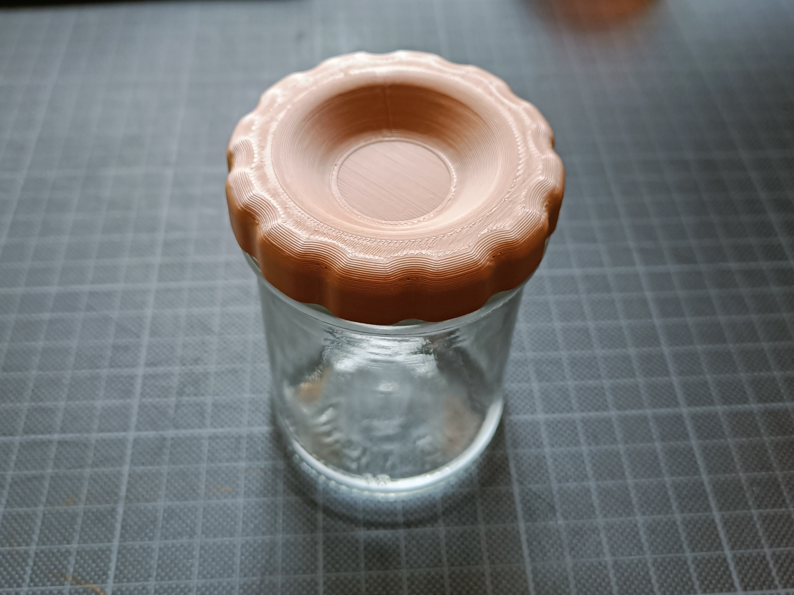 Lid for 62mm Jar by nilson_fx | Download free STL model | Printables.com