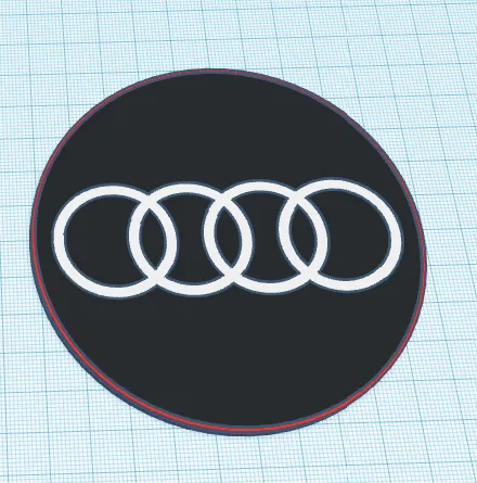 Audi Coaster by ORDEEP | Download free STL model | Printables.com