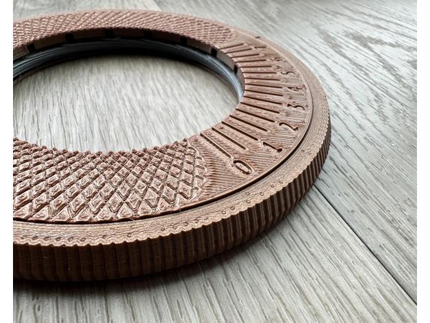 Iris Plotting Compass (No glue or screws, also an incredibly fun desk ...