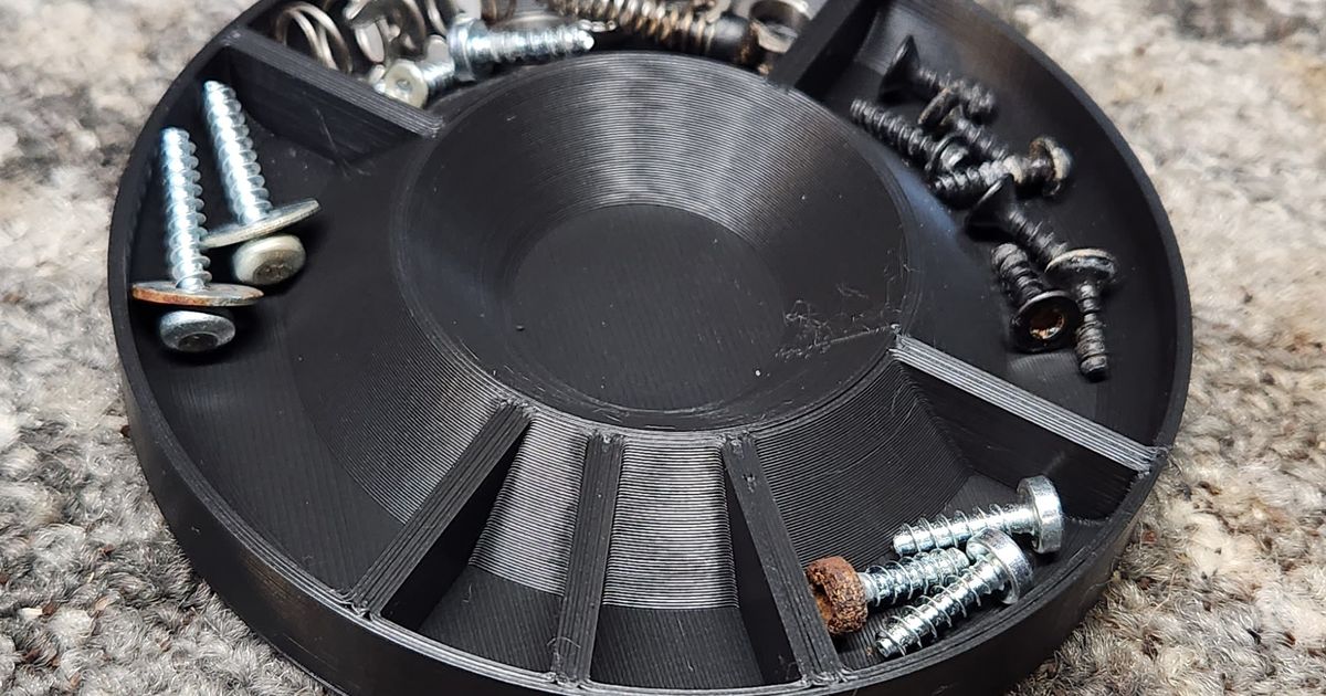 Circular Parts Tray by Carlos Bennett | Download free STL model ...