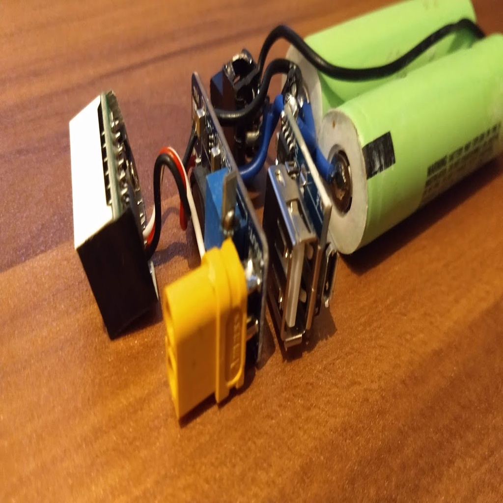 Portable variable output powerbank 4-28V by Jojo... | Download free STL ...