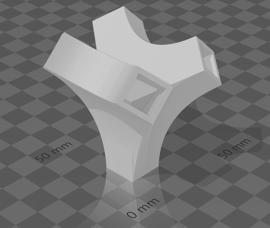 Combined joints for the Hex Mod Shelf by brandido2002 | Download free ...