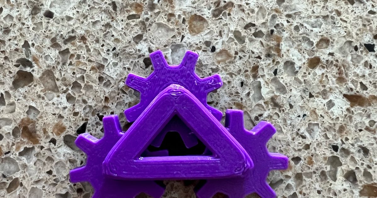 Triple gear fidget toy by DR. Biggs | Download free STL model ...