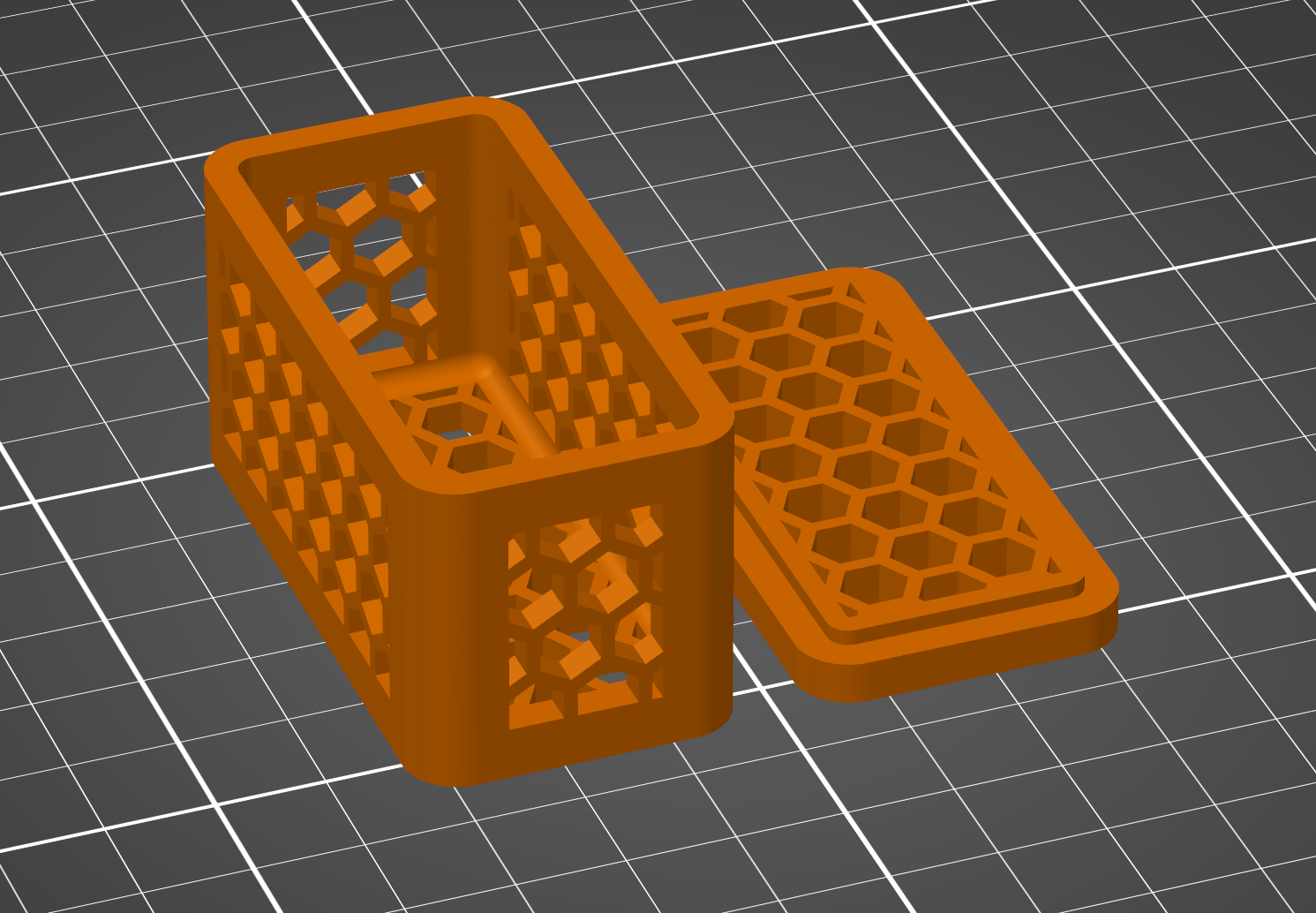 Remix - Parametric Box with Hexagon Cutouts by weissi | Download free ...