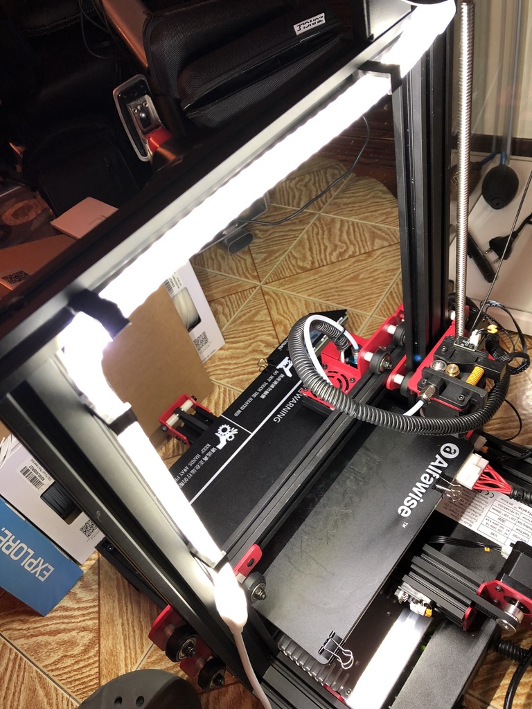 Led stripe support to rail by Splinter85 | Download free STL model ...