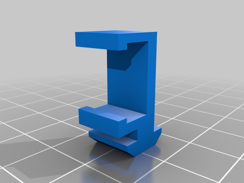 Led stripe support to rail by Splinter85 | Download free STL model ...