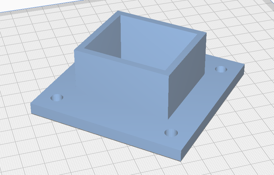 Square Flange by HR484 | Download free STL model | Printables.com
