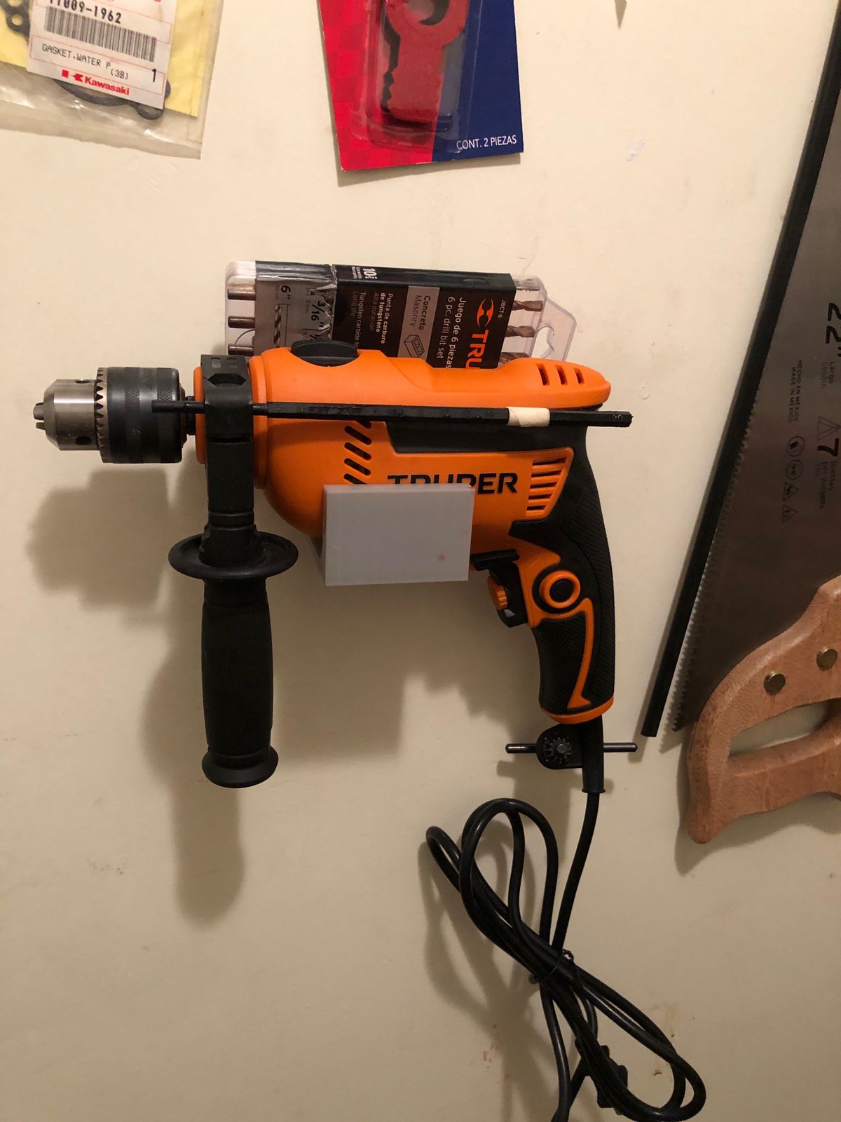 Drill Wall Mount by Rex Roy | Download free STL model | Printables.com
