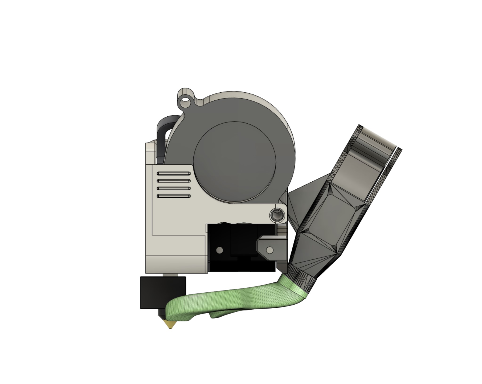 Ender 3 S1 / Sprite (Pro) cooling with 5015 (V2 heatsync cooling models ...