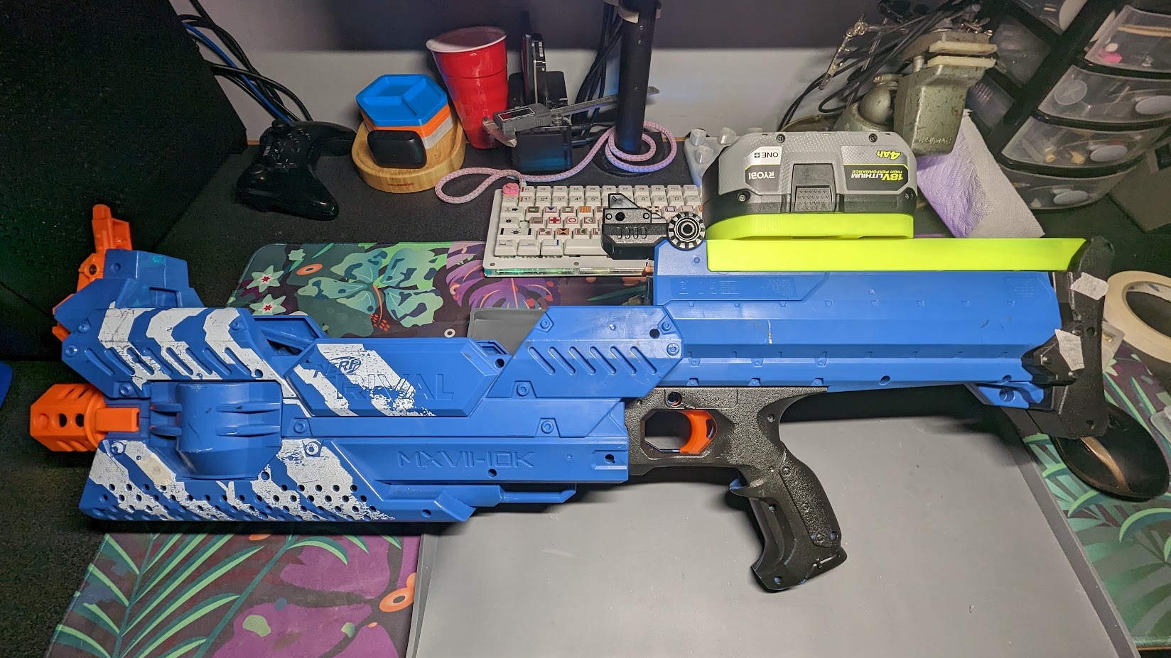 Nerf Rival Nemesis Battery Cover - Ryobi Version by donutcat | Download ...