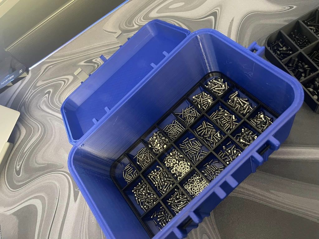 XXL Screw Box with shelves by HomerJS88 | Download free STL model ...