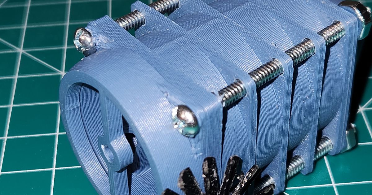 Small Jet engine/axial compressor by Owen White | Download free STL ...