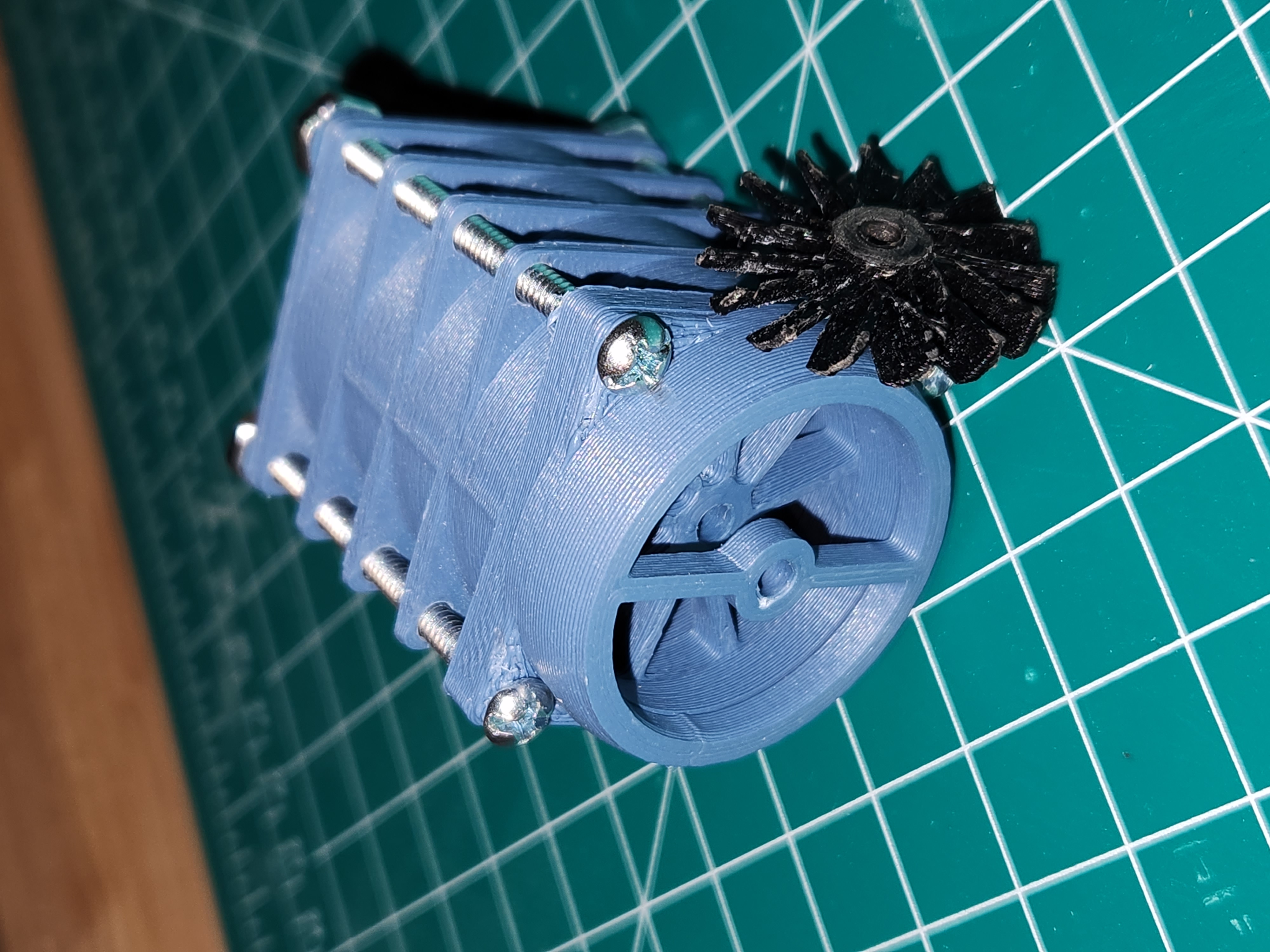 Small Jet engine/axial compressor by Owen White | Download free STL ...